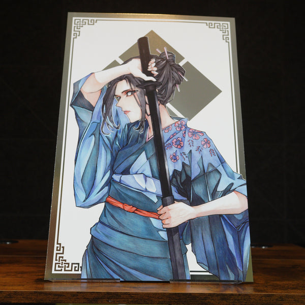 'The Sword of Kaigen' Foil Art Print - Wraithmarked